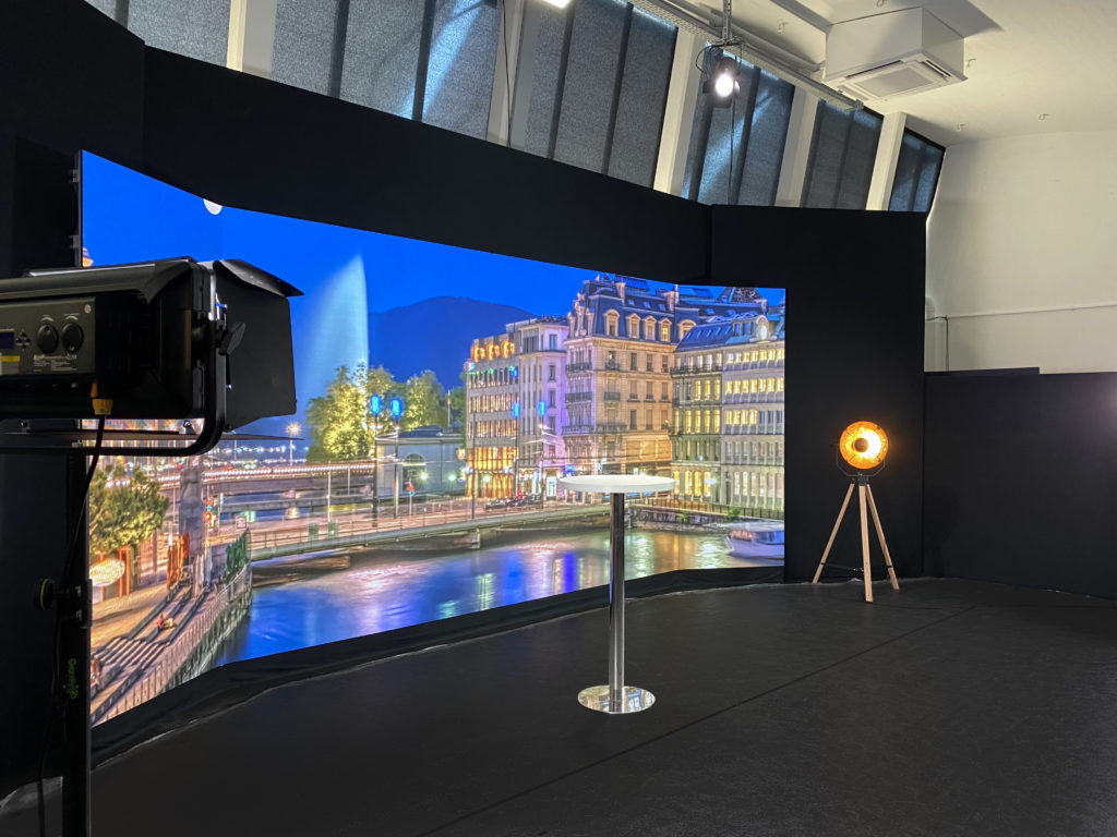 Votre studio TV live sur mesure disponible sur Genève - Audiovisuel Concept